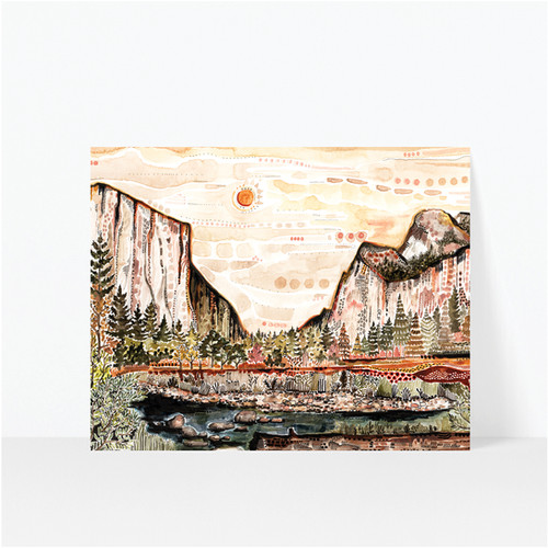 Yosemite National Park Art Print | Earth Clay