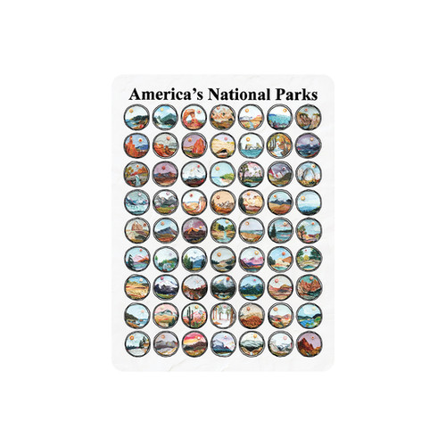 America's National Parks Sticker | Earth Clay