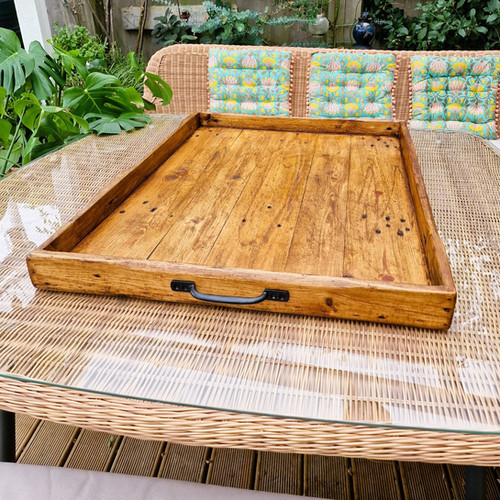 Extra Large Rustic Wooden Serving Platter by ArTimber Touch