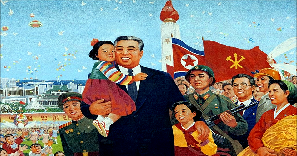 "O grande Líder do povo coreano"