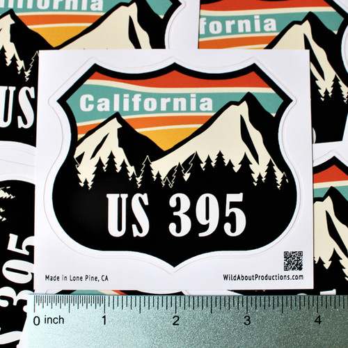 California US 395 Sticker | stickernstuff