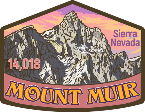 Mount Muir Sticker | stickernstuff