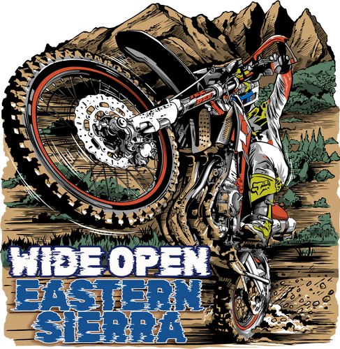 Eastern Sierra Wide Open Sticker | stickernstuff