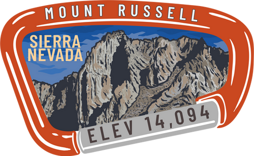 Mount Russell Sticker | stickernstuff