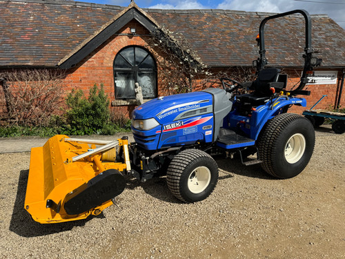 Iseki TH4335 Compact Tractor With Front Flail Mower | Smallholder