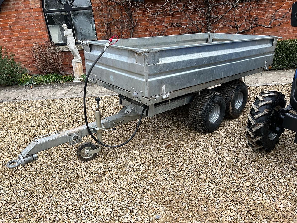 2.5Ton galvanised Tipping trailer | Smallholder