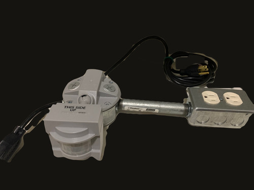 110-120 vac Motion detector with time delay | Johnson fab and cont