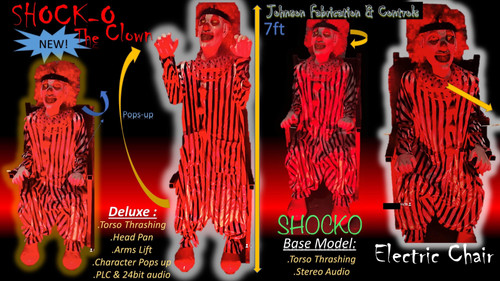 SHOCKO electric chair clown | Johnson fab and cont