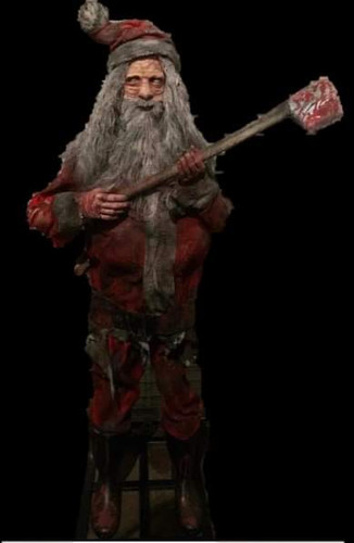 Evil Santa axed maniac standing prop | Johnson fab and cont