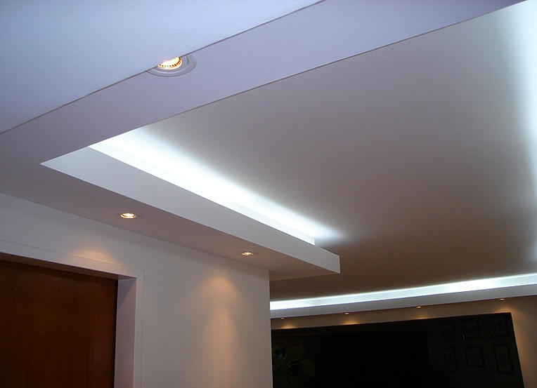 Figuras drywall luces indirectas - Imagui