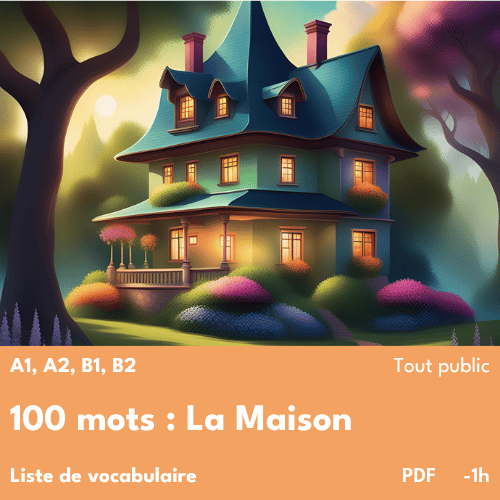 Vocabulaire : la maison - FLE | La Bibliothèque du FLE