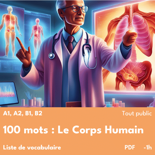 Vocabulaire : le corps humain - FLE | La Bibliothèque du FLE