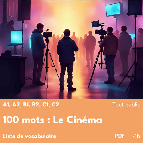 Vocabulaire : le cinéma - FLE | La Bibliothèque du FLE