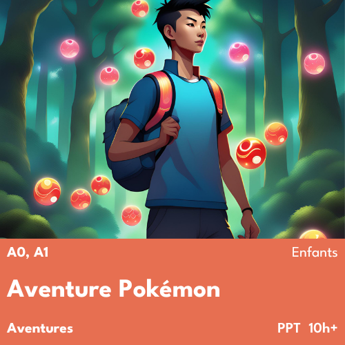 Séance entière - FLE enfant pokémon - 10h 34 slides | Nomad Teaching