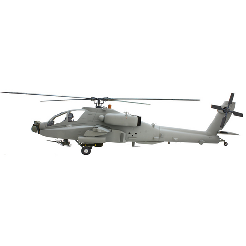 ROBAN AH-64 Apache Grey 700 Size Scale Helicopter With Mechanics - ARF ...