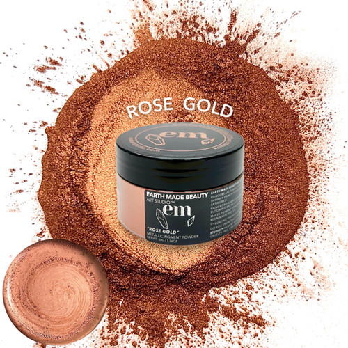 Rose Gold - Metallic Epoxy Resin Pigment Powder | Earth Made Beauty Art ...