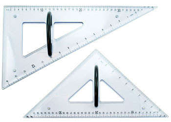 Set Squares Pair Whiteboard Magnetic | TEW