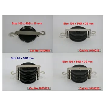 Pulley Quad Plastic Wheel - 50mm | TEW