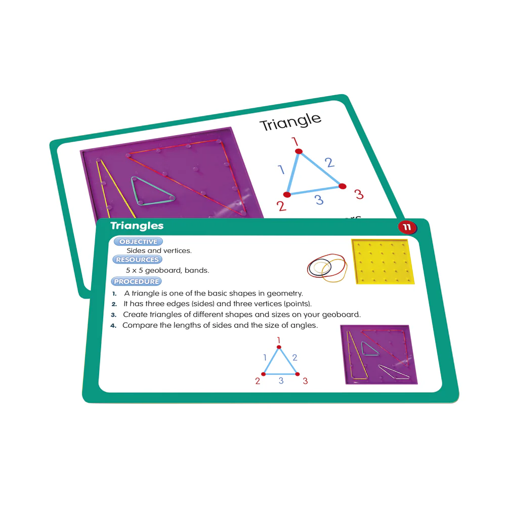 50 Geoboard Activity Cards | TEW