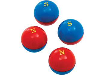 Giant Magnetic Pole Marbles 4 pieces | TEW