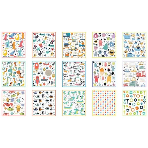 Animals World Stickers Set 800 stickers | TEW