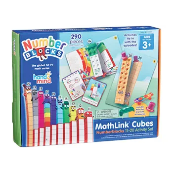 Numberblocks MathLink Cubes 11-20 Activity Set | TEW