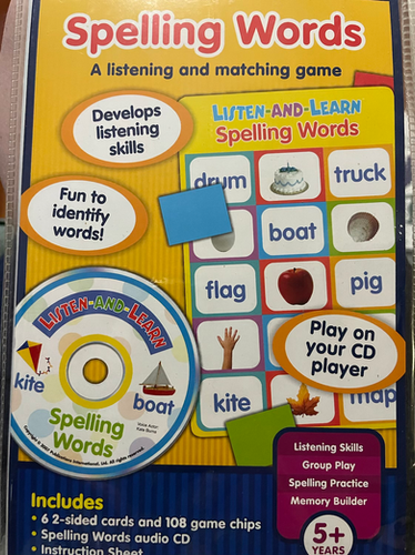 Spelling Words (Listening & Matching Game) Years 5+ | TEW USED