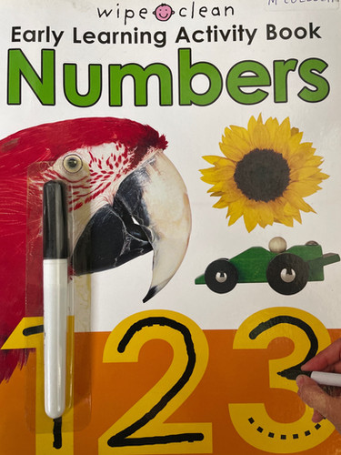 Early Learning Acitivity Book - Numbers (Write N Wipe) | TEW USED