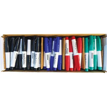 Mini Whiteboard Marker Classroom Pack of 100 | TEW