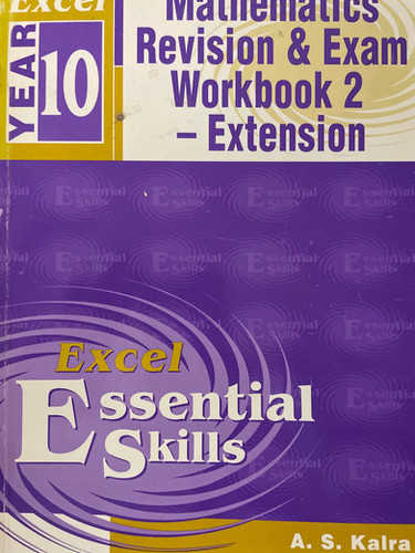 Excel Year 10 Mathematics Revision & Exam Workbook 2 - Extension | TEW USED