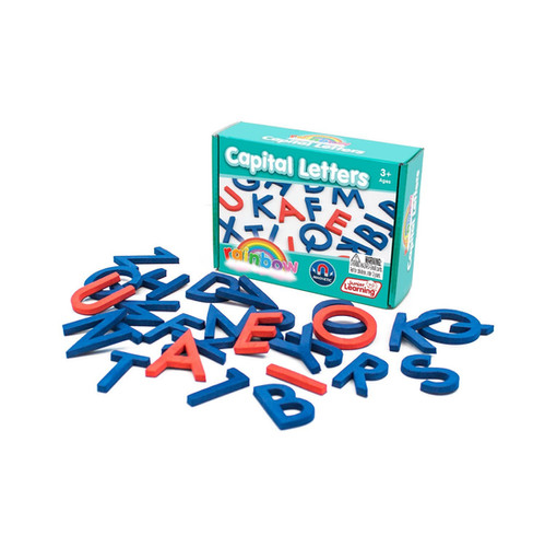Junior Learning Magnetic Rainbow Capital Letters | TEW