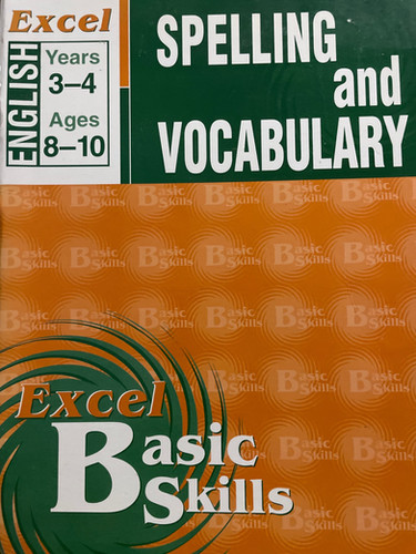 Excel Spelling & Vocabulary Years 3-4 Ages 7-10 | TEW USED
