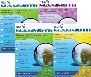 Math Mammoth Grade 1, International/Australian Version | TEW