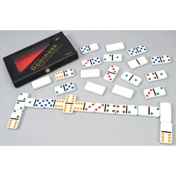 Dominoes 6x6 Coloured Dots | TEW