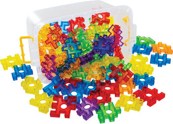 Transparent Waffle Blocks – 72 pieces | TEW