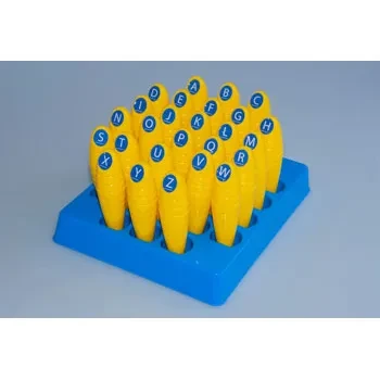 Stamping Sticks Uppercase Letters in Tray | TEW