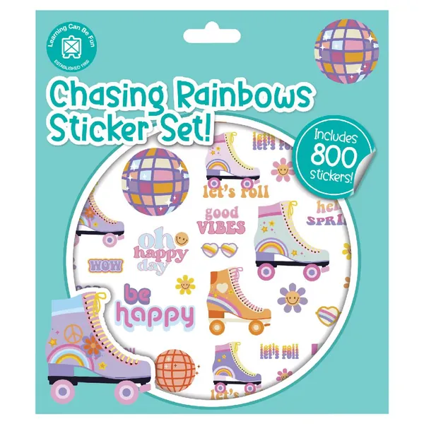 Chasing Rainbows Sticker Set 800 stickers | TEW