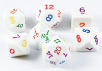 Standard Polyhedra Rainbow Dice Set 7 Pieces | TEW