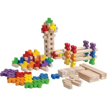 Log Building Blocks - 150 Pieces | TEW