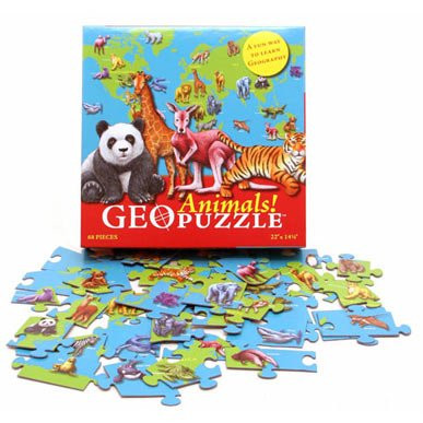 Geo Puzzle Animals 48 Pieces | TEW