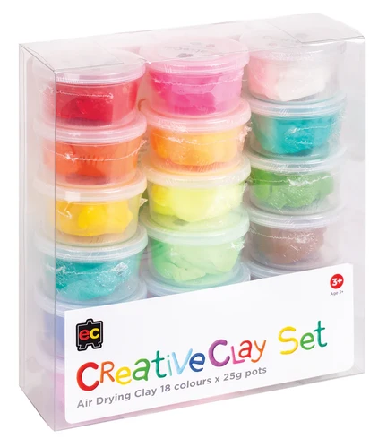 Creative Air Dry Clay Set - 18 Colours | TEW