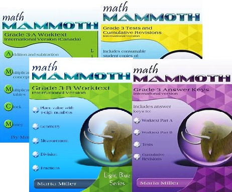 Math Mammoth Grade 3, Canadian Version | TEW