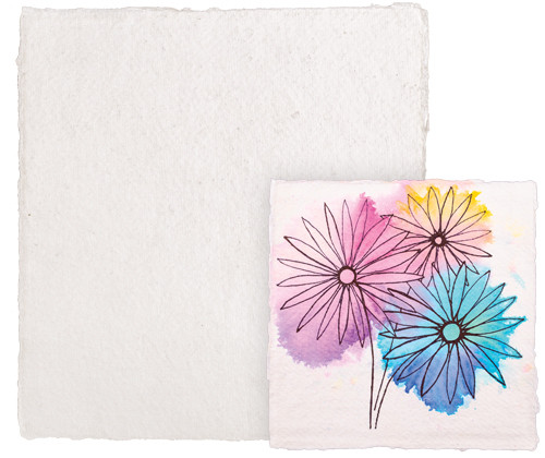Handmade Watercolour Paper 300gsm 15x15cm 10s | TEW