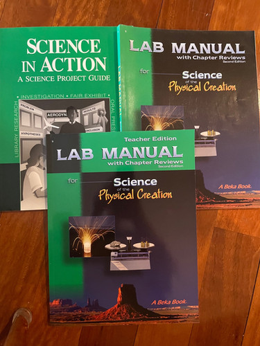 A Beka Science in Action - full set clean | TEW USED