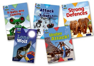 Oxford Project X: Strong Defenses - Level 12 - Brown - 5 pack + Reading ...