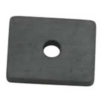 Magnet - Ferrite - Block - Centre Hole | TEW