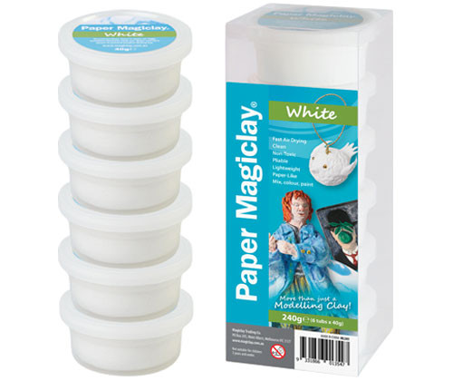 Paper Magiclay 240g White – Canister | TEW