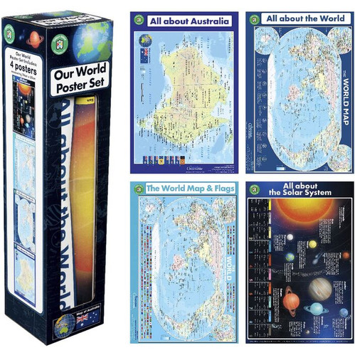 Our World Poster Set of 4 (74cm x 50cm) | TEW
