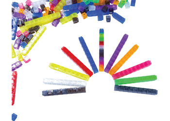 Transparent SimFit/Unifix Cubes (Compatable with Unifix) 100 pieces | TEW