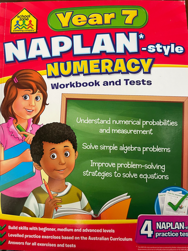 Naplan Numeracy Year 7 (School Zone) | TEW USED